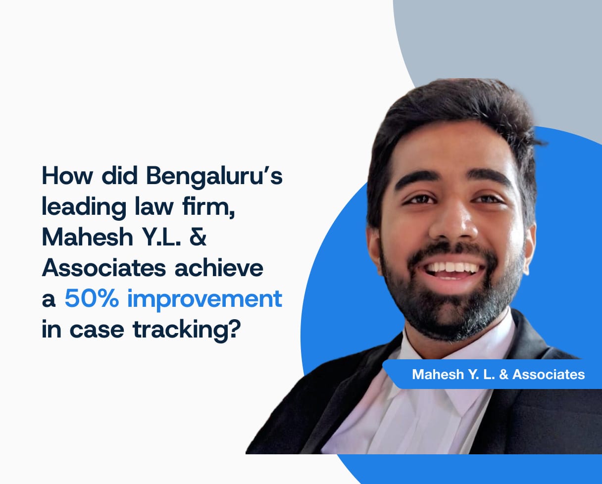 How did Bengaluru’s leading law firm, Mahesh Y.L. & Associates, achieve ...